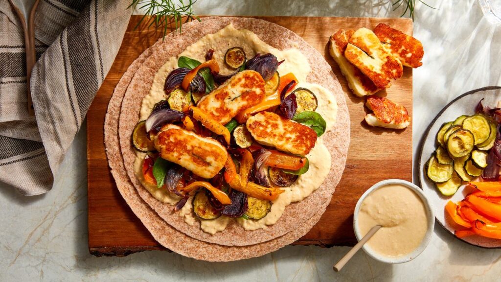 High-Protein Halloumi Wrap Recipe To Help You Refuel After A Workout ...